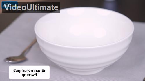 ชาม PORCELAIN 7" KECH SNOW LOOP