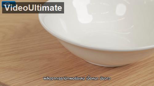 ชาม PORCELAIN 6 นิ้ว KECH SNOW