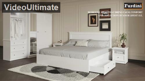 ตู้วางทีวี FURDINI HELENA 160 ซม. สีขาว