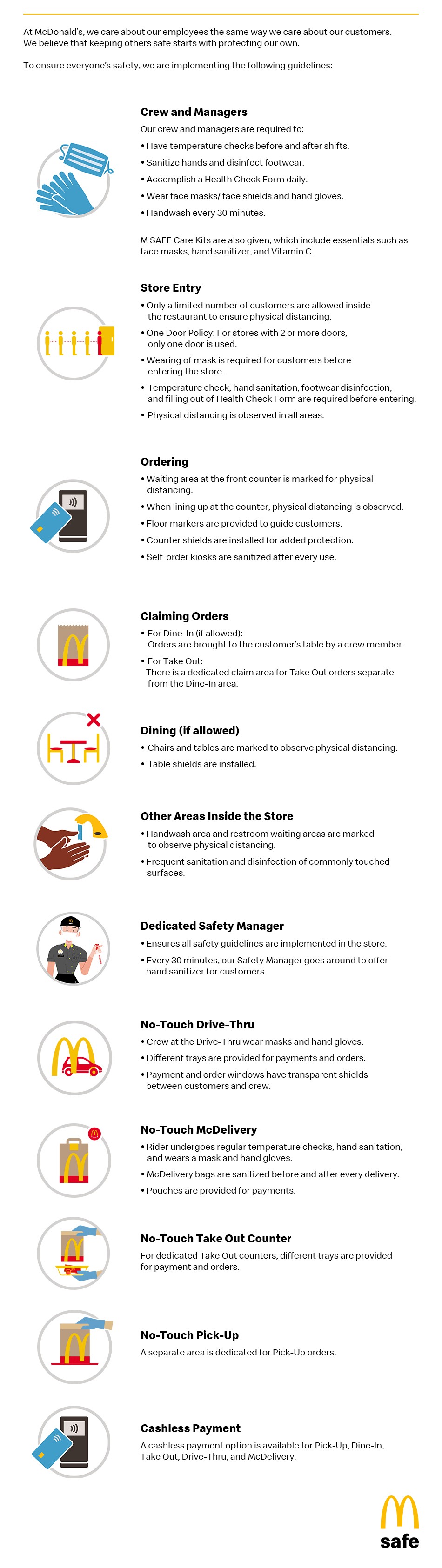 When we're safe, you are too | McDonald's Philippines