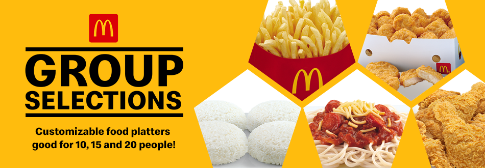 McDONALD’S GROUP SELECTIONS | McDonald's Philippines