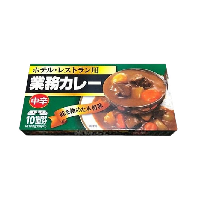 Kareraisu Japanese Curry Cubes Medium Spicy 200g / 業務カレー中辛 | KAMEREO