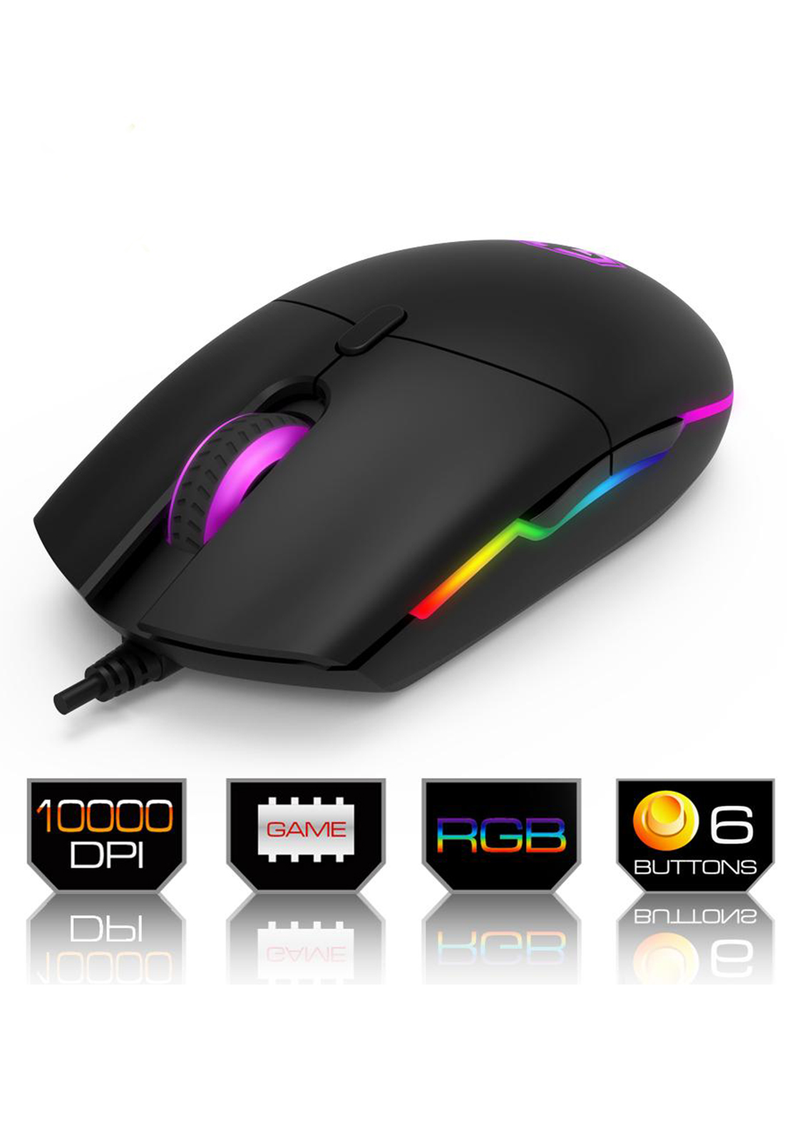 Delux M630 Rgb 6 Button Gaming Mouse - Delux | Rokomari.com