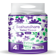 Bashundhara White Toilet Tissue 12 Pcs Pack : Bashundhara Tissue | Rokomari.com