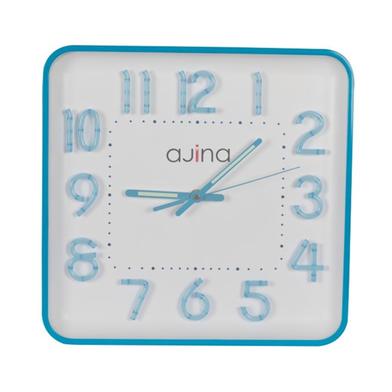 Ajina Maple Digit Square Wall Clock - Blue - 938912 : Ajina | Rokomari.com
