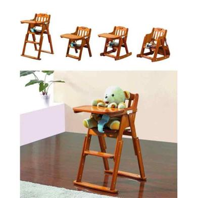 Baby Wooden High Chair (Mahogany) - CY-16-1 : Non-Brand | Rokomari.com