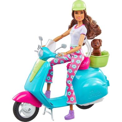 Barbie HGM55 Fashionistas Doll And Scooter Travel Playset : Barbie ...