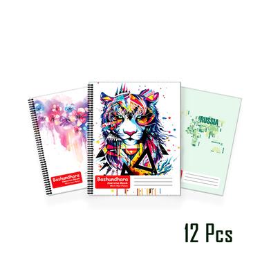 Bashundhara Exercise Book Math Margin Medium-204 Page (Spiral Binding ...