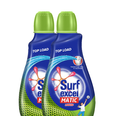 Buy 2 Surf Excel Matic Liquid Detergent Top Load 500ml Get 15Percent ...