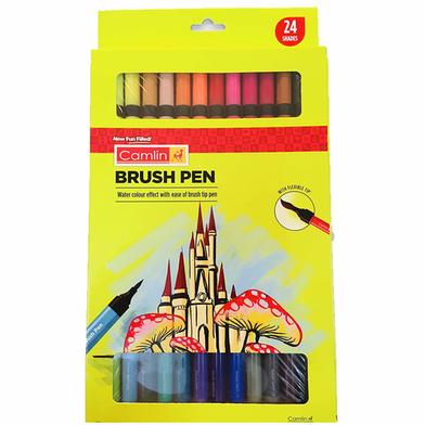 Camel Brush Pen Water color effect with ease of brush tip pen 24 Shades ...