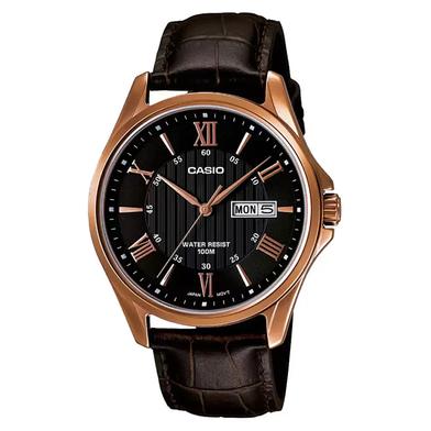Casio Day-Date Analog Wrist Watch For Men - MTP 1384L-1AVDF : CASIO ...