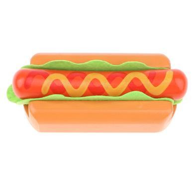 Children Preschool Wooden Mini Hot Dog Kitchen Food Playing Game Kids ...