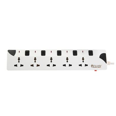 Click Safe Multi Plug ( 5SKT, 2P, 3Y ) - 876933 : Click | Rokomari.com