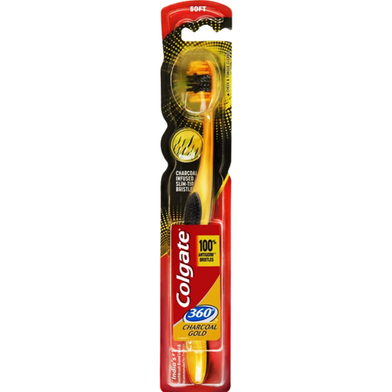 Colgate 360 Charcoal Gold Toothbrush 1 pcs - CPDN : Colgate | Rokomari.com