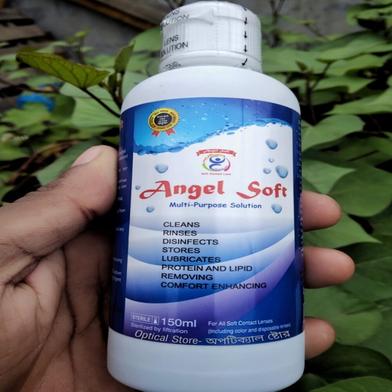 Contact Lens Angel Soft Solution Water 150 ml, Lens Water, Lens ...