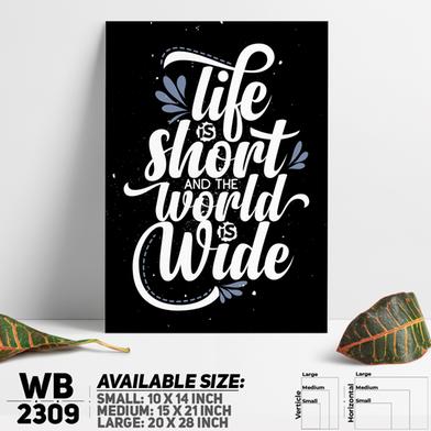 DDecorator World Is Wide - Travel - Motivational Wall Board And Wall ...