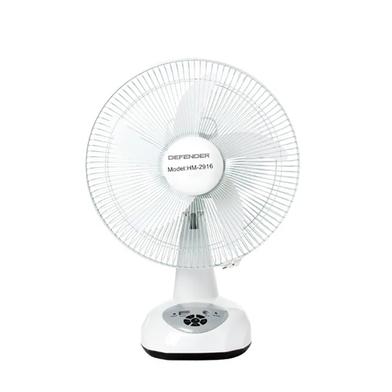 Defender HM-2916 Rechargeable AC/DC Table Fan (16 inch) : Defender ...