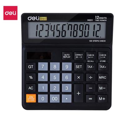 Original Deli Calculator Metal-12 digits with TA | Rokomari.com