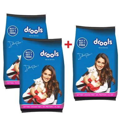 Drools Ocean Fish Kitten Cat Food 400gm (Buy 2 Get 1 free) : Drools ...