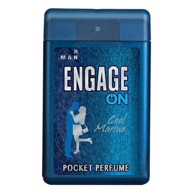 Buy ENGAGE ON Cool marine Pocket Perfume - 18ml For Men | Rokomari.com