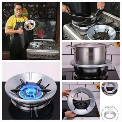 Energy Saving Gas Stove Cover Windproof Disk Heat Insulation Non-Slip ...