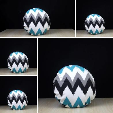 Exclusive Round Cushion Cover, Pest, Black, Ash 16x16 Inch Set of 5 ...