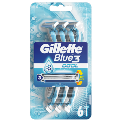 Gillette Blue 3 Cool 6Pcs - RA0082 : Gillette | Rokomari.com