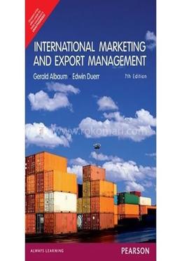International Marketing and Export Management: Edwin Duerr | Rokomari.com