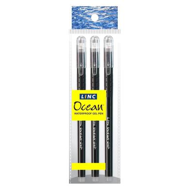 Linc Ocean Classic Gel Pen Black Ink - (3 pcs) : Linc | Rokomari.com