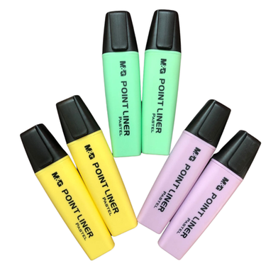 M and G Point Liner and Highlighter Pastel 6pc Set. : M&G | Rokomari.com