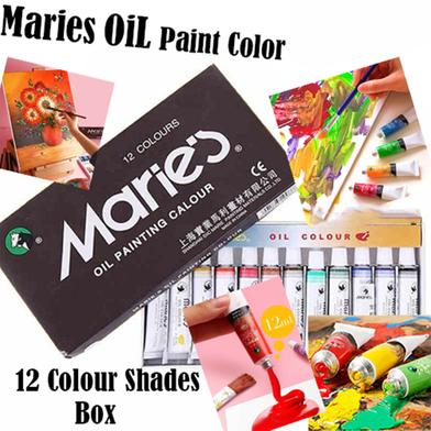 Maries Oil Color 12ml Paint Set for Artists -12 Colour Tubes : Maries ...
