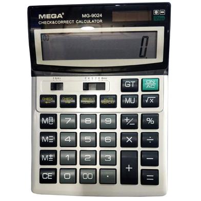 Mega Electronic Calculator 12 Digit - MG-9024 : MEGA | Rokomari.com