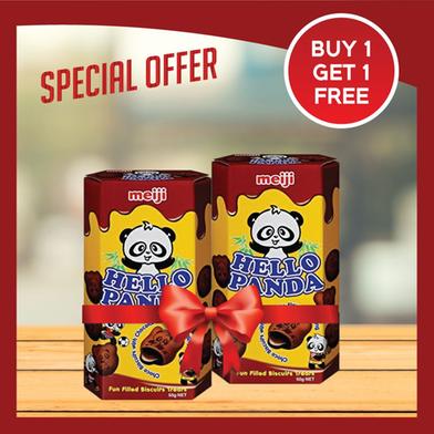 Meiji Hello Panda Double Choco 50gm - B1G1 : Meiji | Rokomari.com