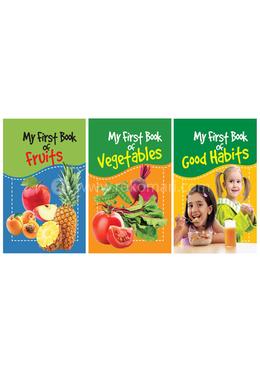 My First Book of Fruits, Vegetables and Good Habits : Set of 3 Books ...