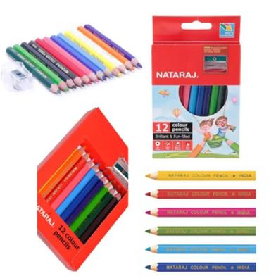 NATARAJ Art Assorted Colour Pencils 12 Pcs : Non-Brand | Rokomari.com