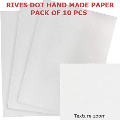 Papertree Rives Dot Bright White water color acrylic and oil color ...