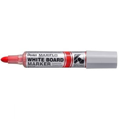 Pentel Maxiflo White Board Marker Bullet Point - Red - MWL5W-BX ...