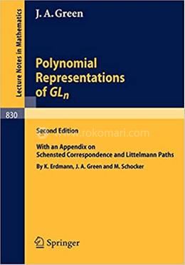 Polynomial Representations of GLn: James A. Green | Rokomari.com