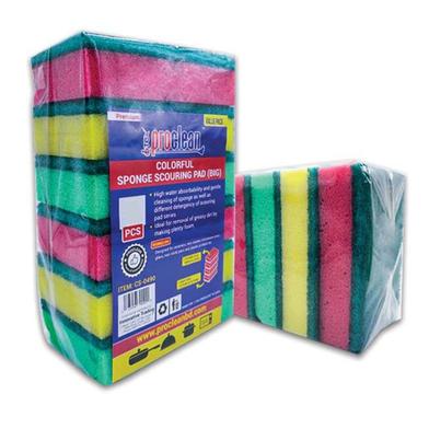 Proclean Colorful Sponge Scouring Pad - 12 Pcs Pack - CS-0490 : Proclean | Rokomari.com