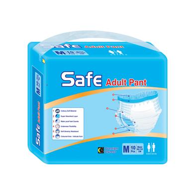 Buy Safe Adult Pant system diaper M (60-110cm) 10pcs | Rokomari.com