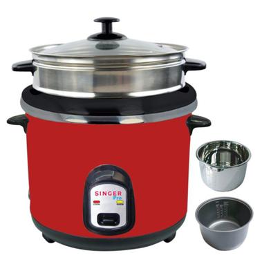 Singer Rice Cooker 2.8L SRRC-SRCDB2800AMMO-PRO (Double Pot) : Singer ...