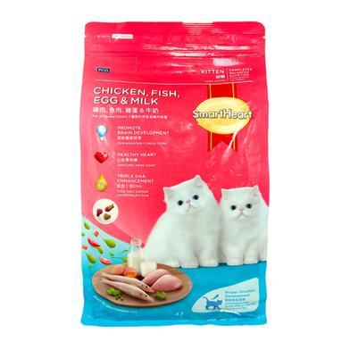 SmartHeart Kitten Chicken, Fish, Egg And Milk 2.8 Kg, Cat Food : Smart ...