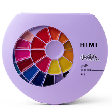 Solid Watercolor Painting Set 38 color (Purple) : Himi Miya | Rokomari.com