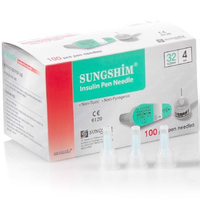 Sungshim Insulin Pen Needle, 32Gx4mm. 100/box : SUNGSHIM | Rokomari.com