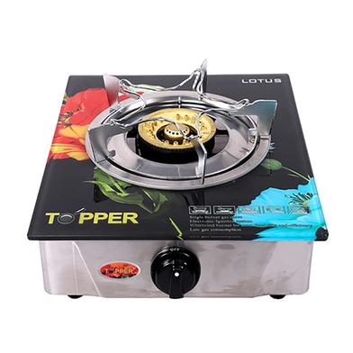 TOPPER Lotus Single Glass Auto Stove LPG - TPR00037 : Topper | Rokomari.com