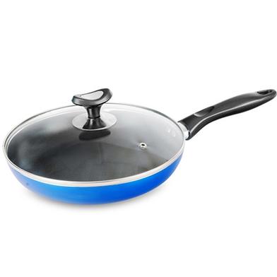 Topper Nonstick Elegant Fry Pan With Lid Blue- 24 Cm - 805087 : Topper ...