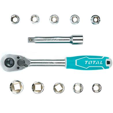Total 12pcs 1/2inch Socket Set - THT141121 : Total One-Stop Tools ...