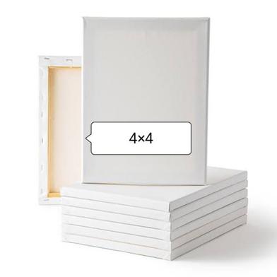 White Premium Canvas 4 X 4 Inch- 1 Pcs : Non-Brand | Rokomari.com