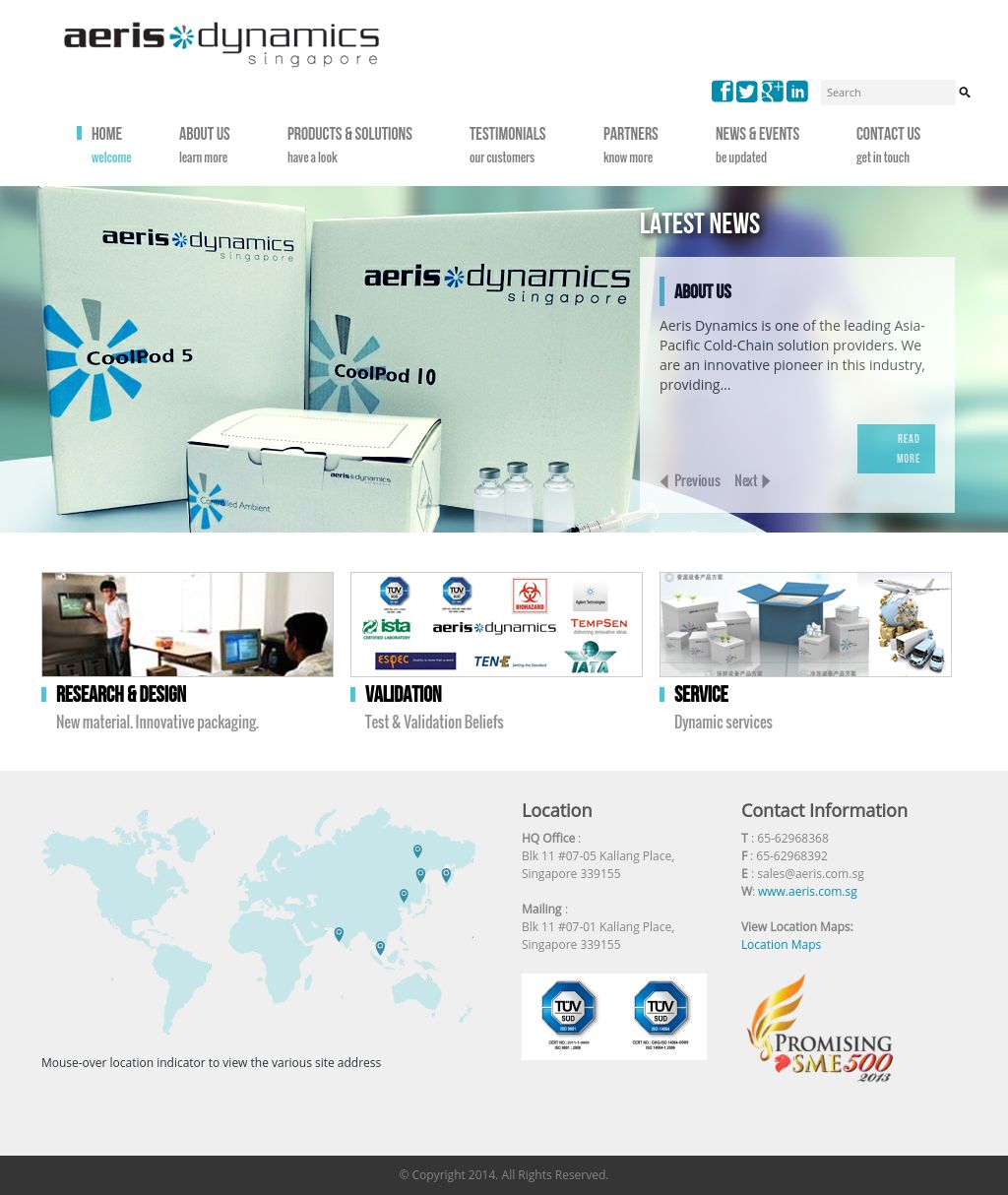 aeris.com.sg - .SG Domain Names: Singapore Business Directory
