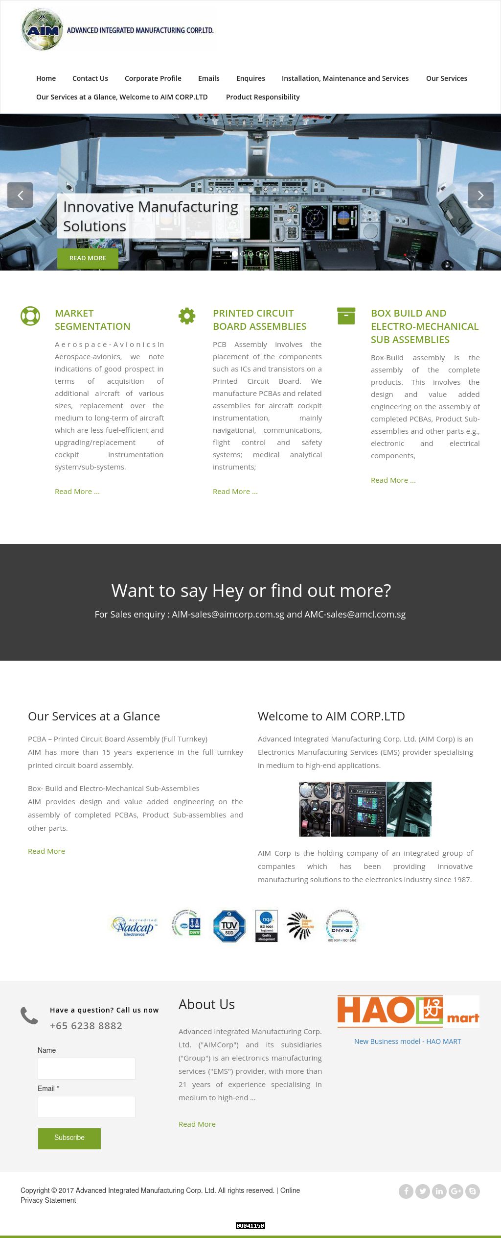 aimcorp.com.sg - .SG Domain Names: Singapore Business Directory